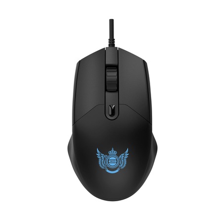 Mouse gaming cu fir XO-M1, iluminare RGB, 800-2400 DPI, functie ...