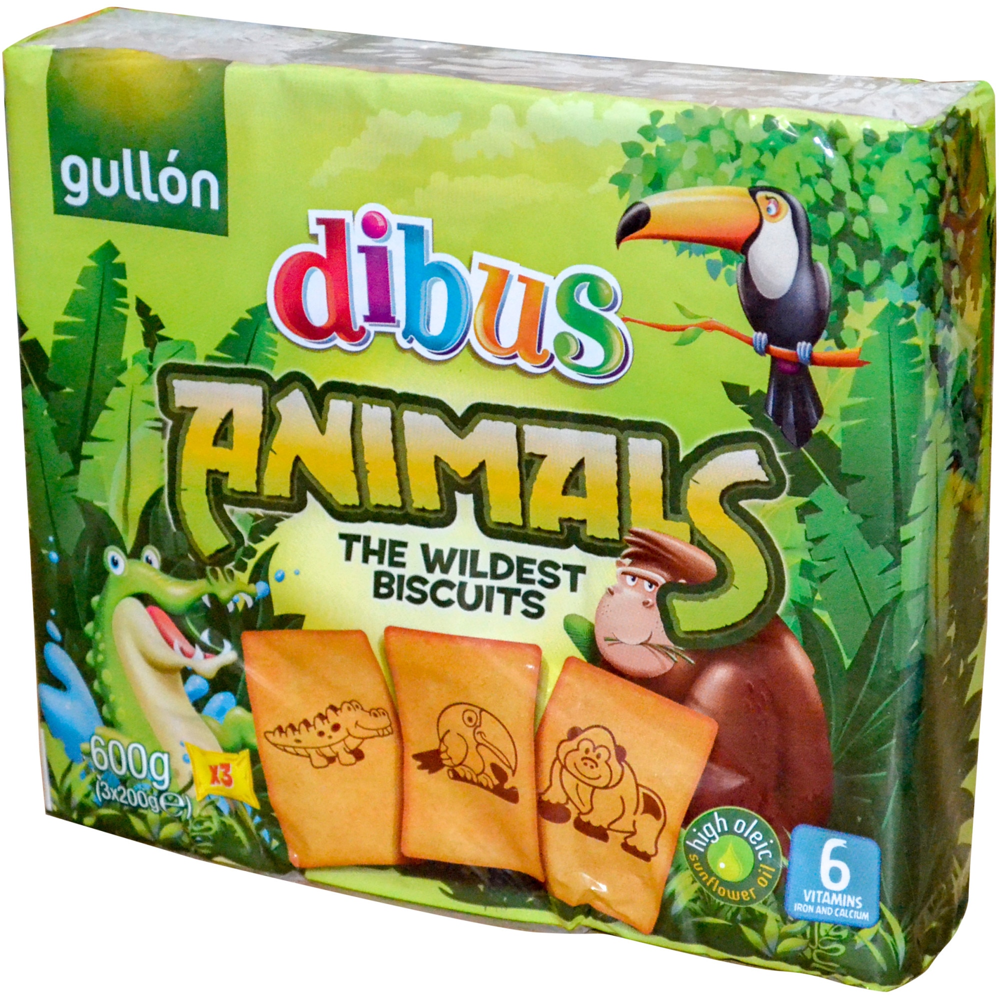 Biscuiti dibus animals, Gullon, 600g - eMAG.ro