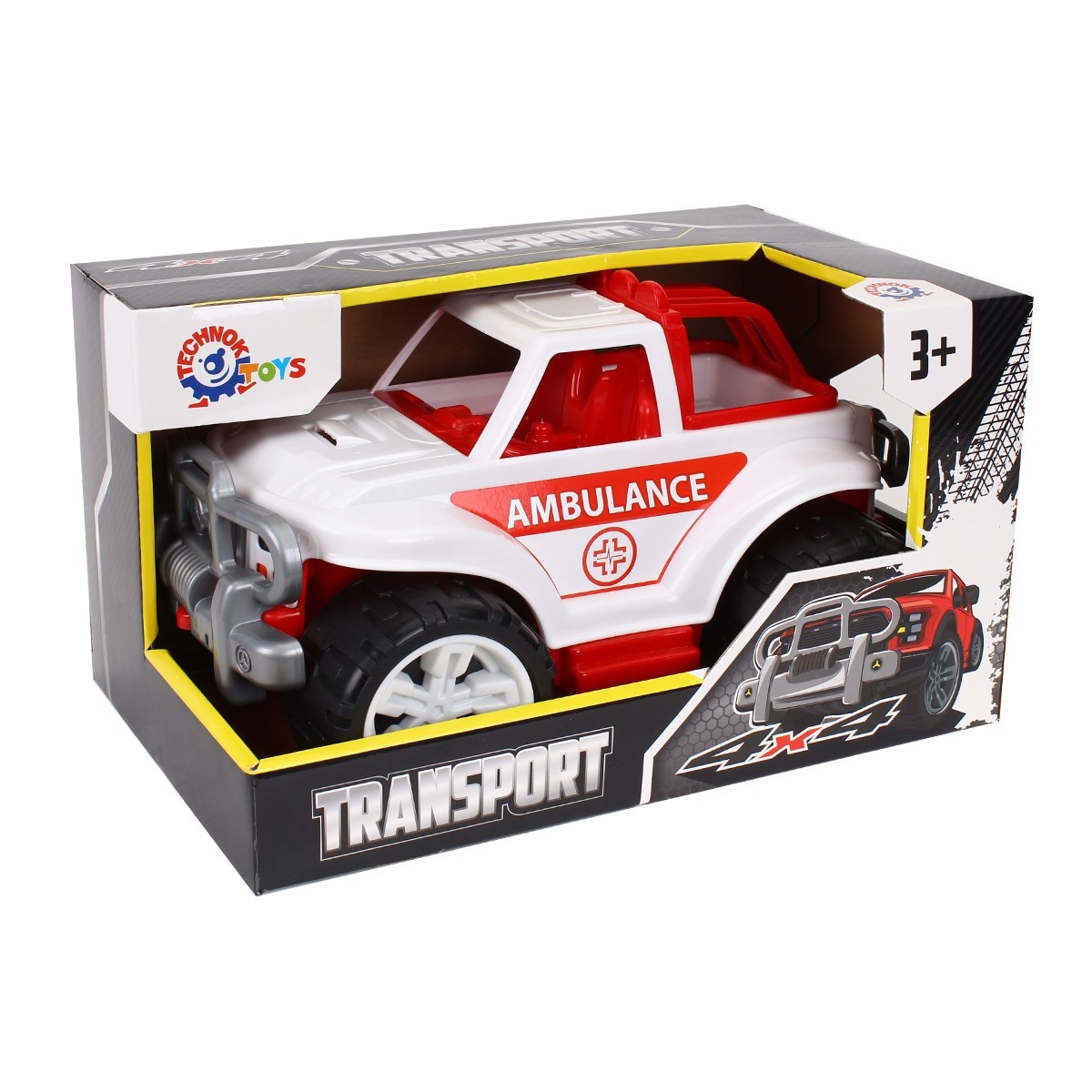 Masinuta pentru copii, ambulanta SUV 4x4, TechnoK, in cutie - eMAG.ro