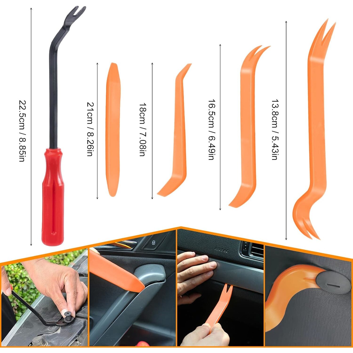 Set cleme - clipsuri reconditionare auto, 105 piese, 6 dimensiuni ...