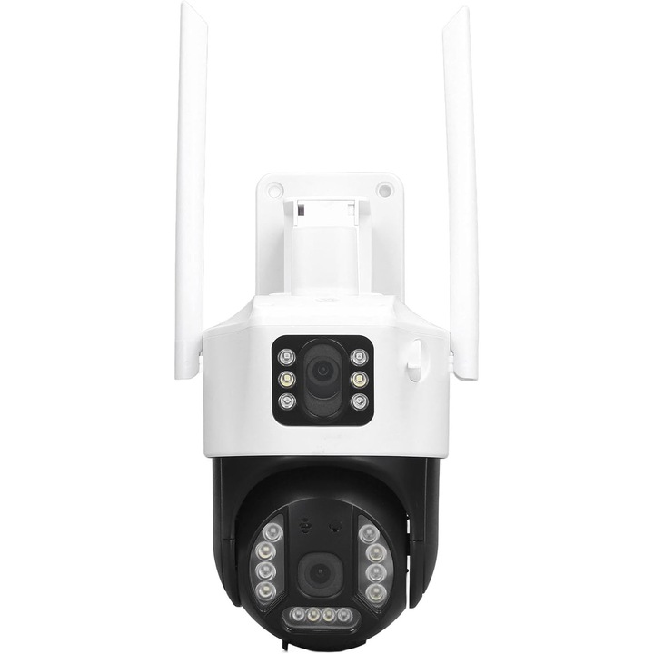 Camera de supraveghere exterior solara WiFi, Night Vision, PIR ...