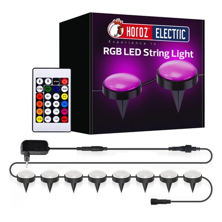 Beculete Colorate, LED RGB String Light Casa si Gradina, 24 Becuri ...