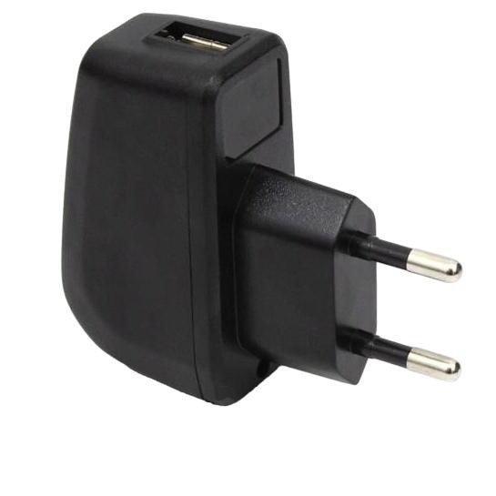 Зарядно за телефон, USB, 5V, 1A, 5W, черно - eMAG.bg