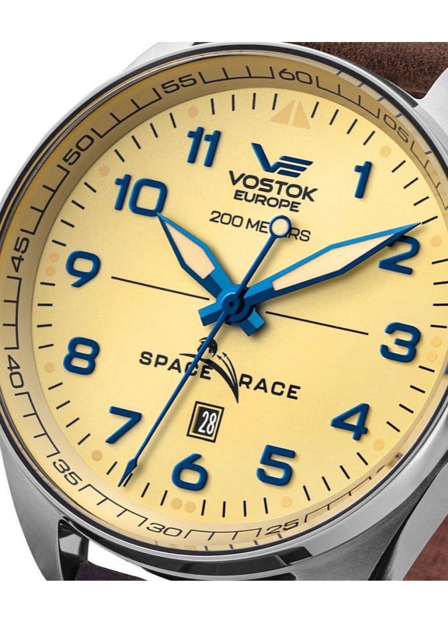 Ceas japonez, automatic pentru barbati, Vostok Europe, Piele naturala ...