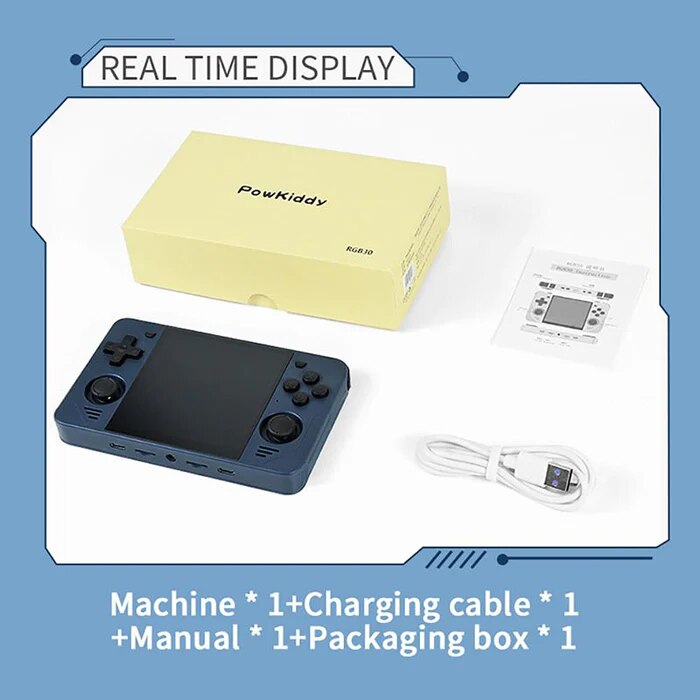 Consola de jocuri retro Powkiddy RGB30, SOC RockChip RK3566, 4 core CPU ...