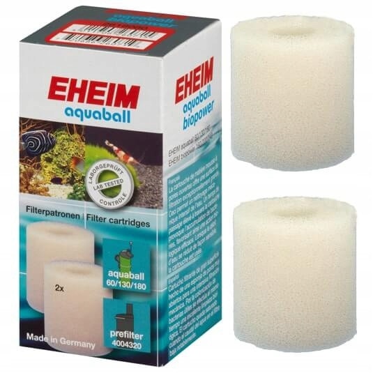 Set 2 bureti pentru Aquaball BioPower, Eheim, Alb - eMAG.ro