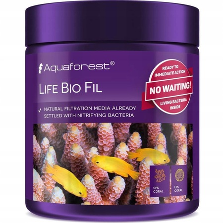 Filtru biologic Aquaforest Life Bio Fil 250ml, pentru acvariu marin ...