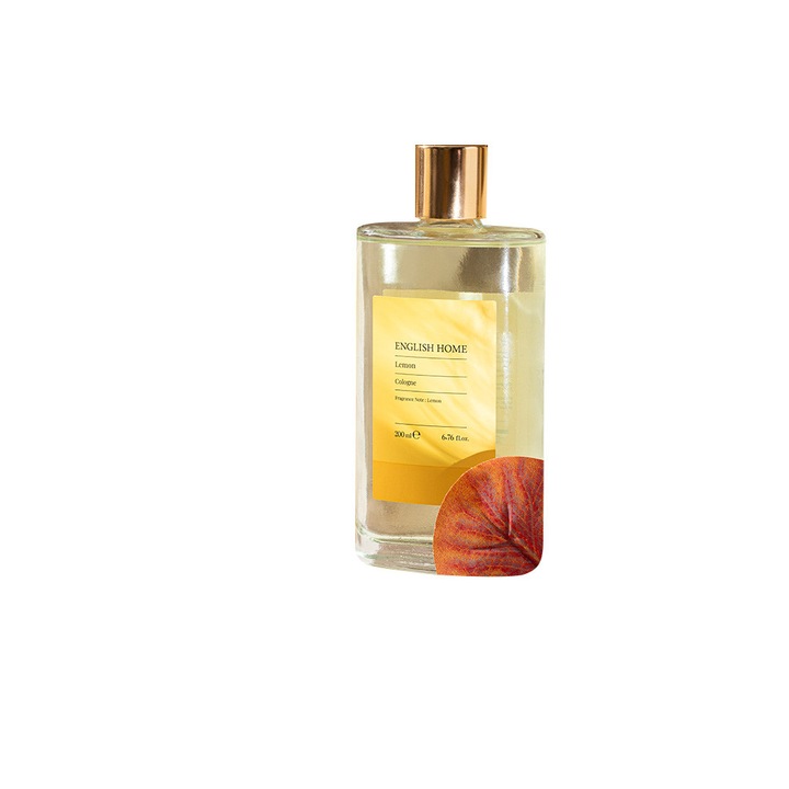 Apa de colonie, English Home, Limon, 200 ml, 80% alcool, galben - eMAG.ro
