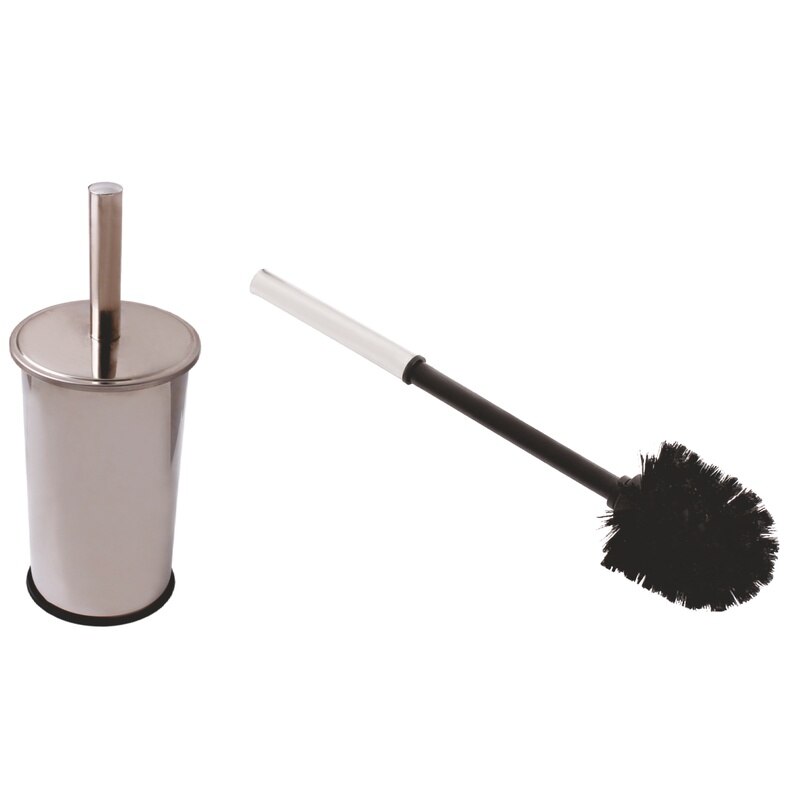 Perie WC cu suport din inox, P401 - eMAG.ro