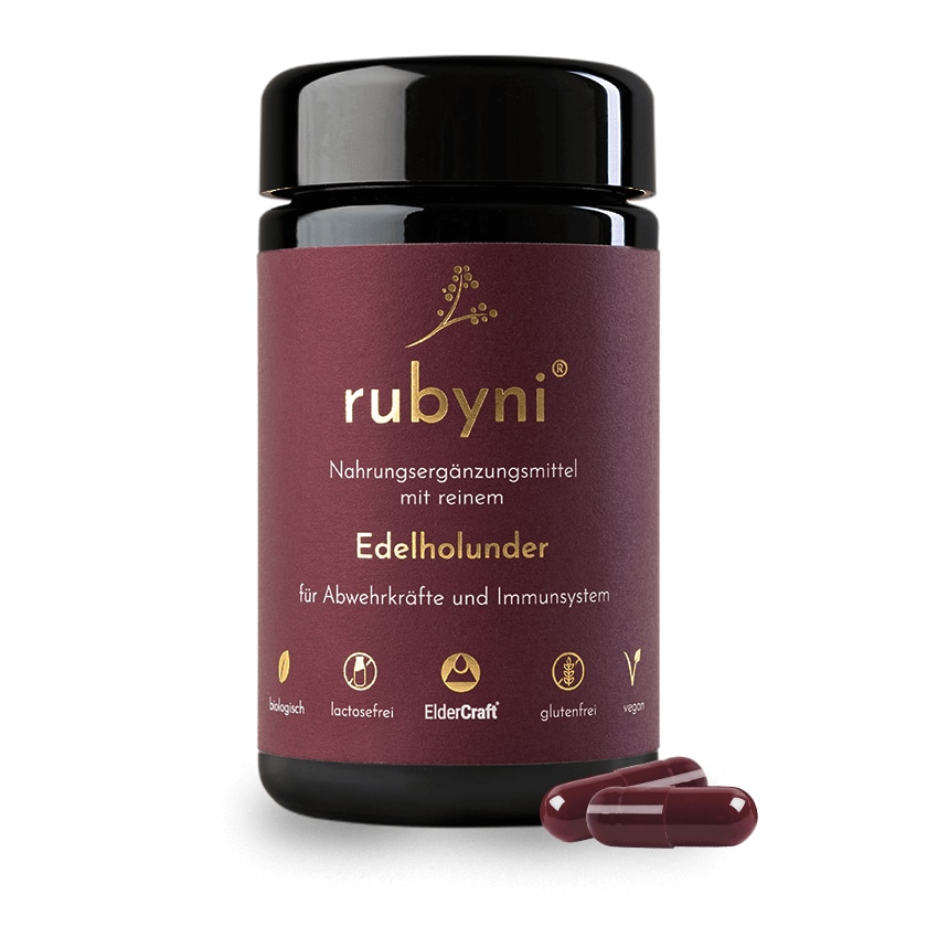 Rubyni® Elderberry, 90capsule, BerryPharma - eMAG.ro