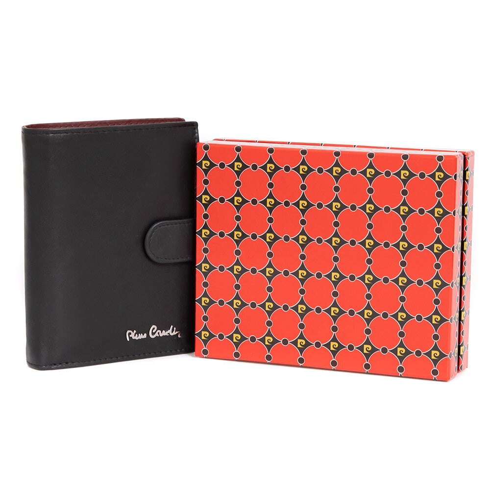 Port card barbati din piele naturala GPB113, Negru Pierre Cardin - eMAG.ro