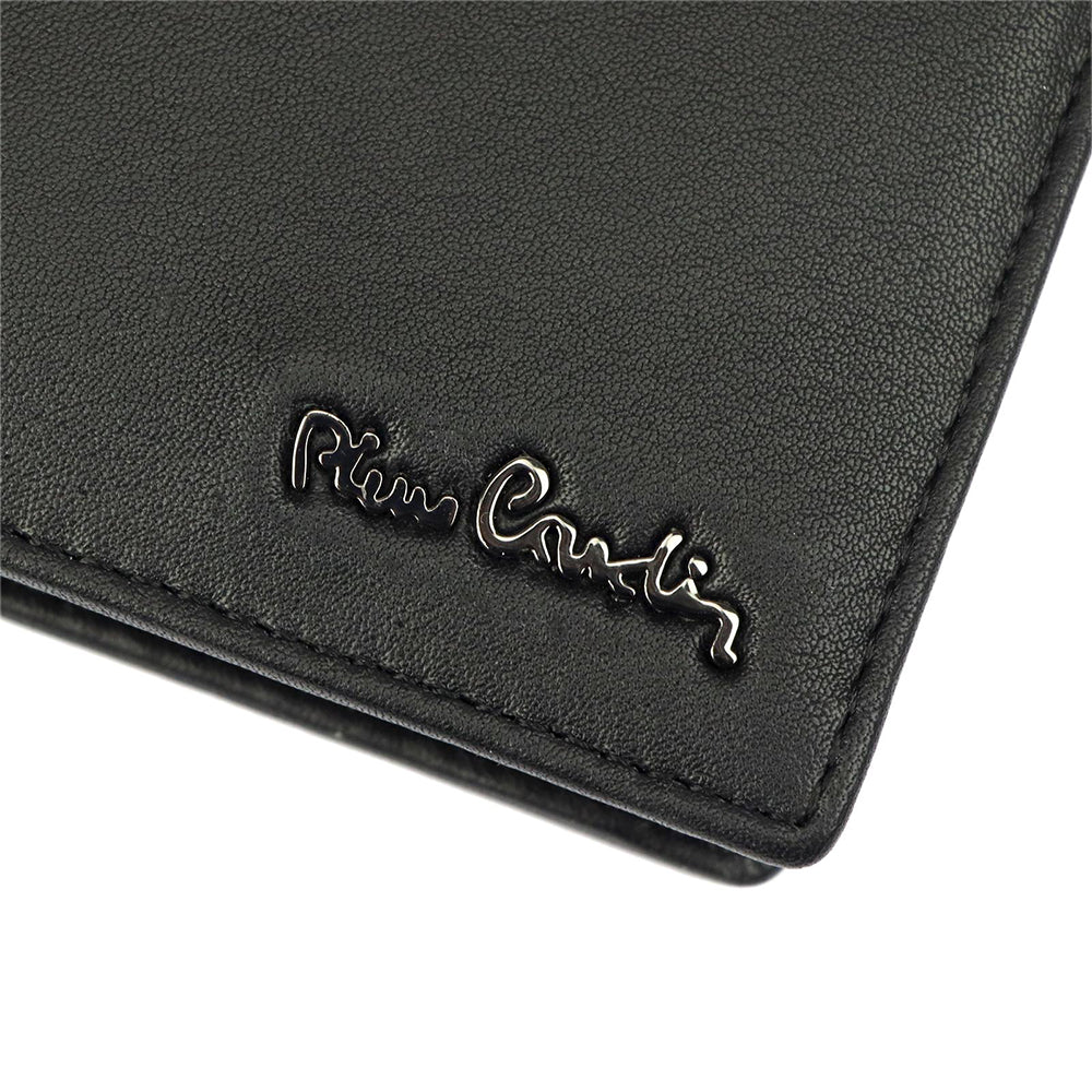 Port card barbati din piele naturala GPB110, Negru Pierre Cardin - eMAG.ro