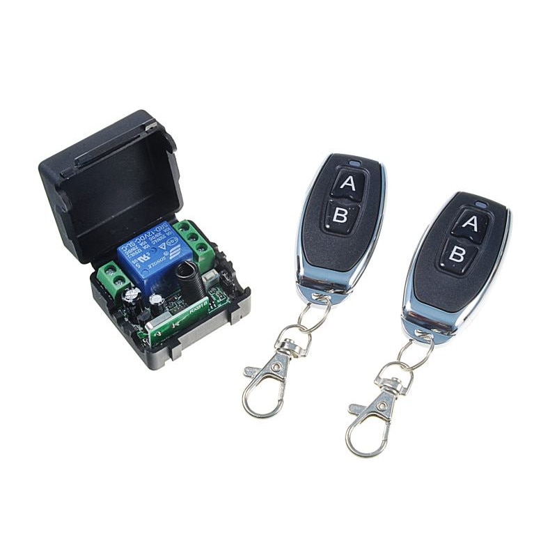 Modul releu universal, 12V + 2x, Telecomanda 433MHz - eMAG.ro