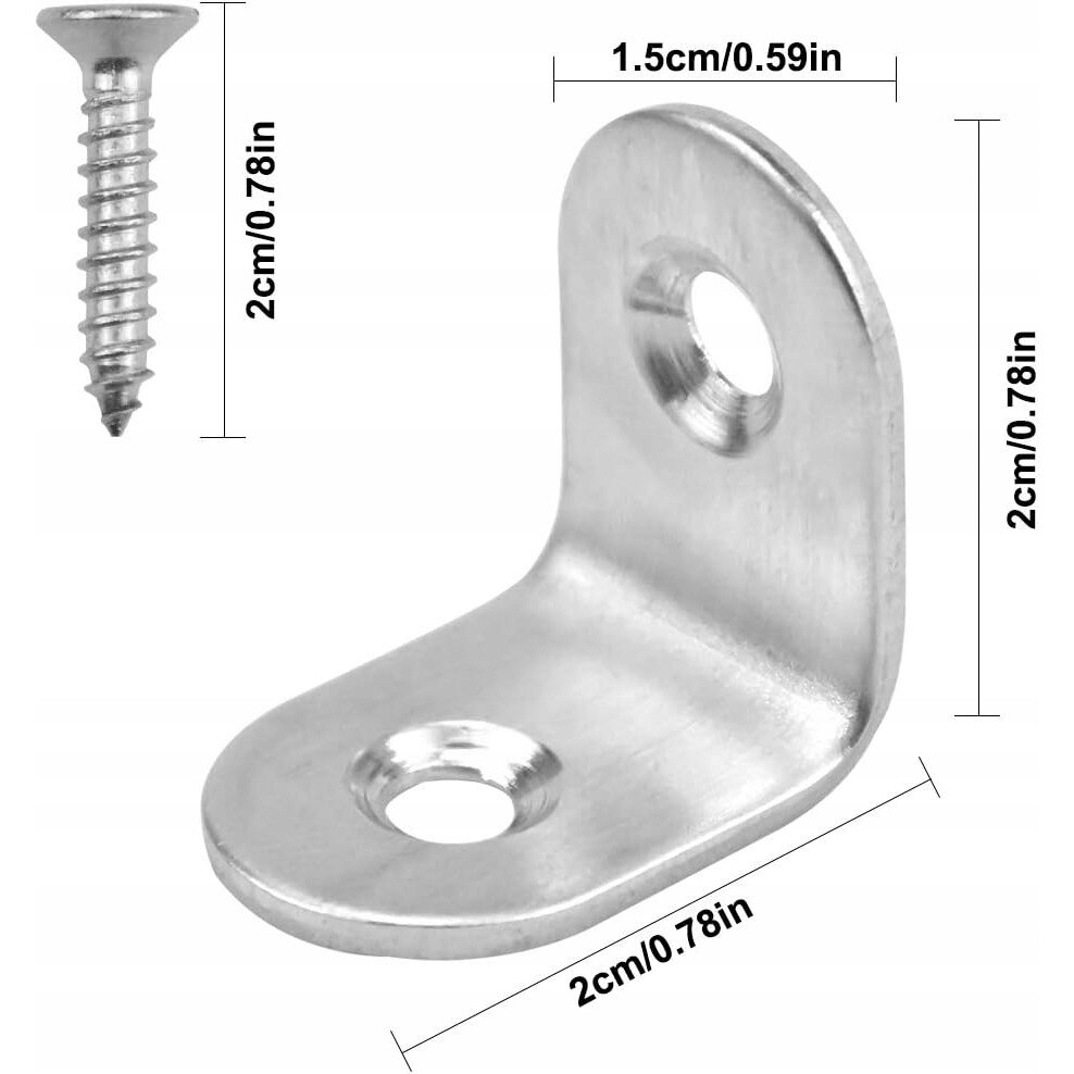 Set 30 conectori mobilier, Luka, Inox, Argintiu - eMAG.ro