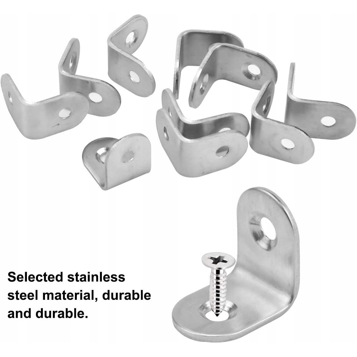 Set 30 conectori mobilier, Luka, Inox, Argintiu - eMAG.ro