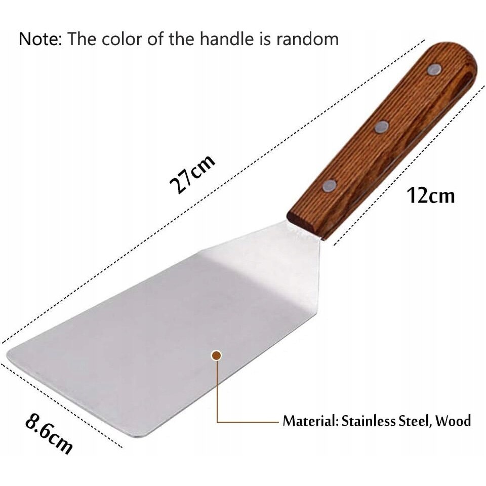 Spatula bucatarie, Luka, Inox, Maro/Argintiu - eMAG.ro