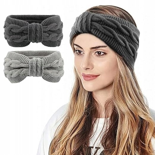 Set 2 bentite dama, Sunshine, Acril, Gri inchis/Gri deschis - eMAG.ro