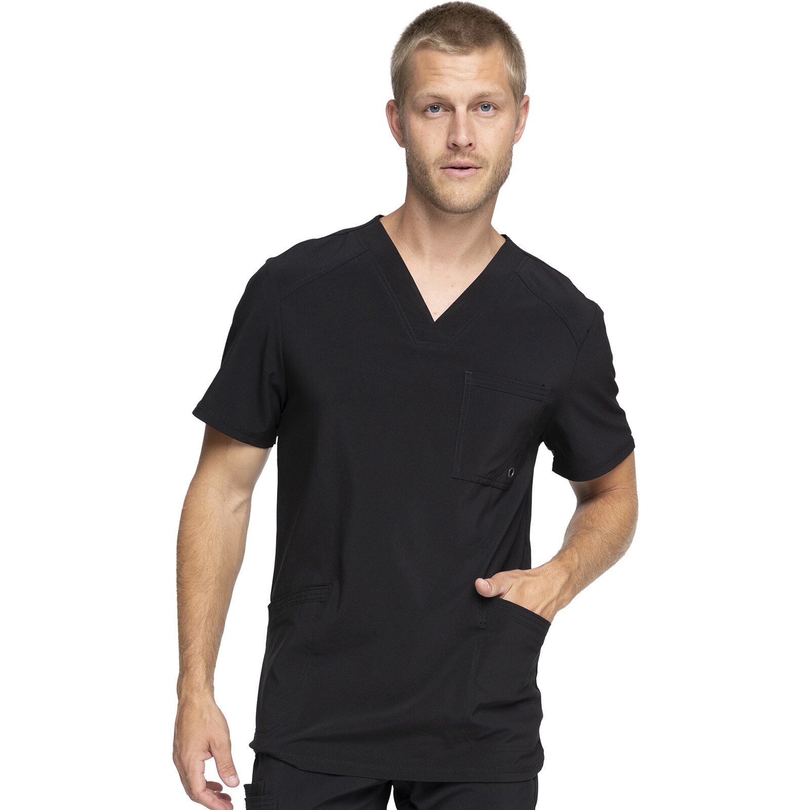 Halat Medical Barbatesc Infinity Black, Marimea M - eMAG.ro