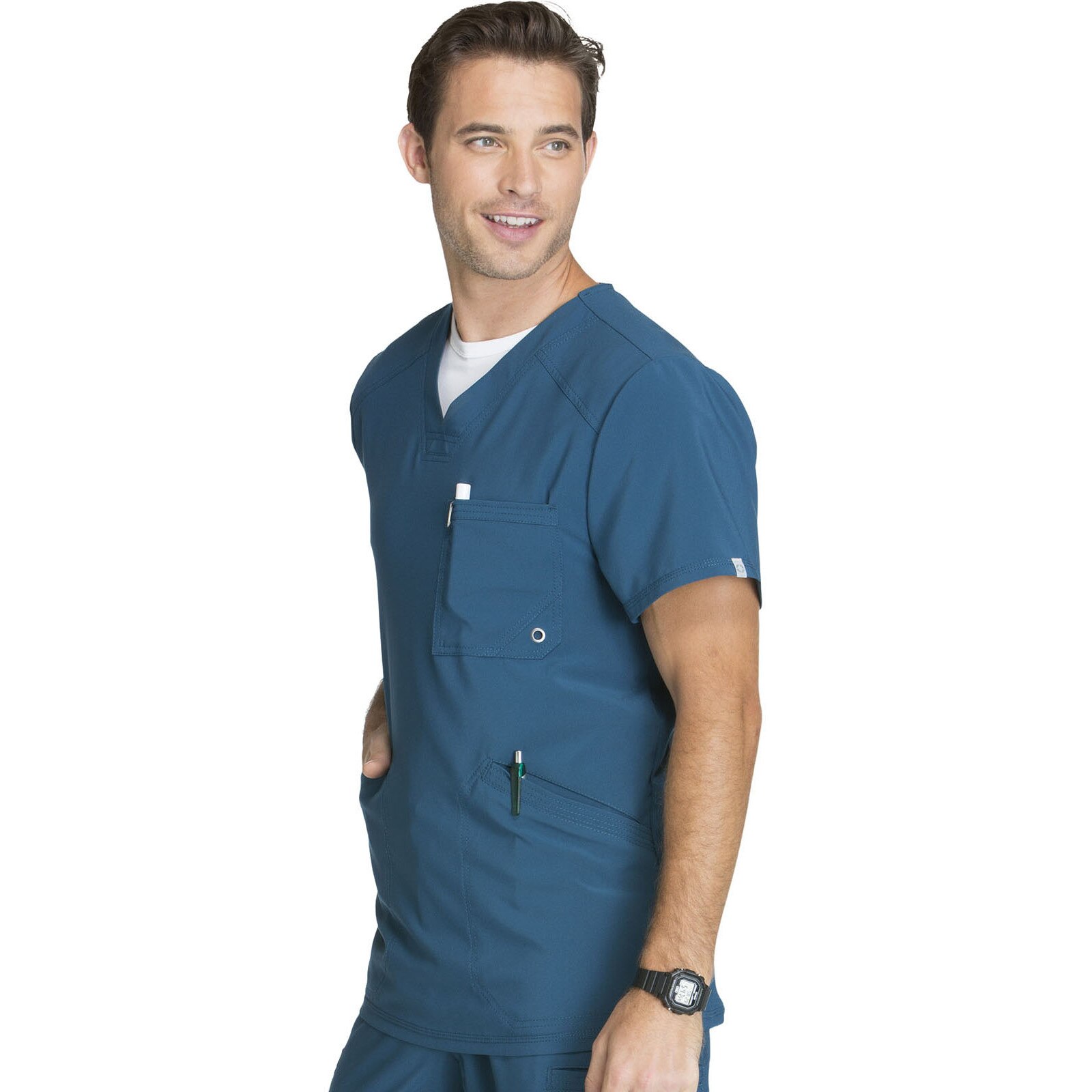 Halat Medical Barbatesc Infinity Caribbean Blue, Marimea M - eMAG.ro