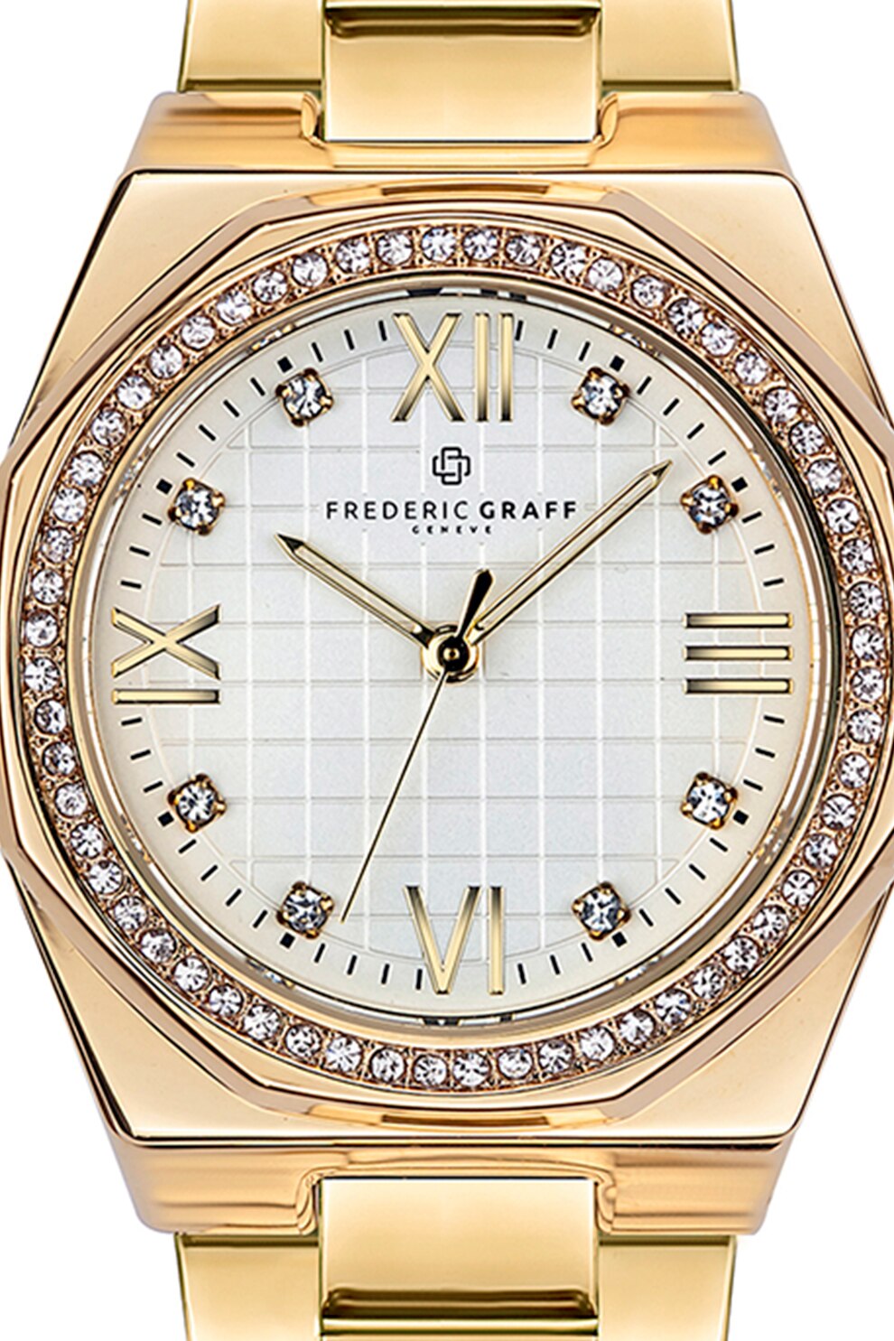 Frederic Graff, Часовник с кристали, Златист - eMAG.bg