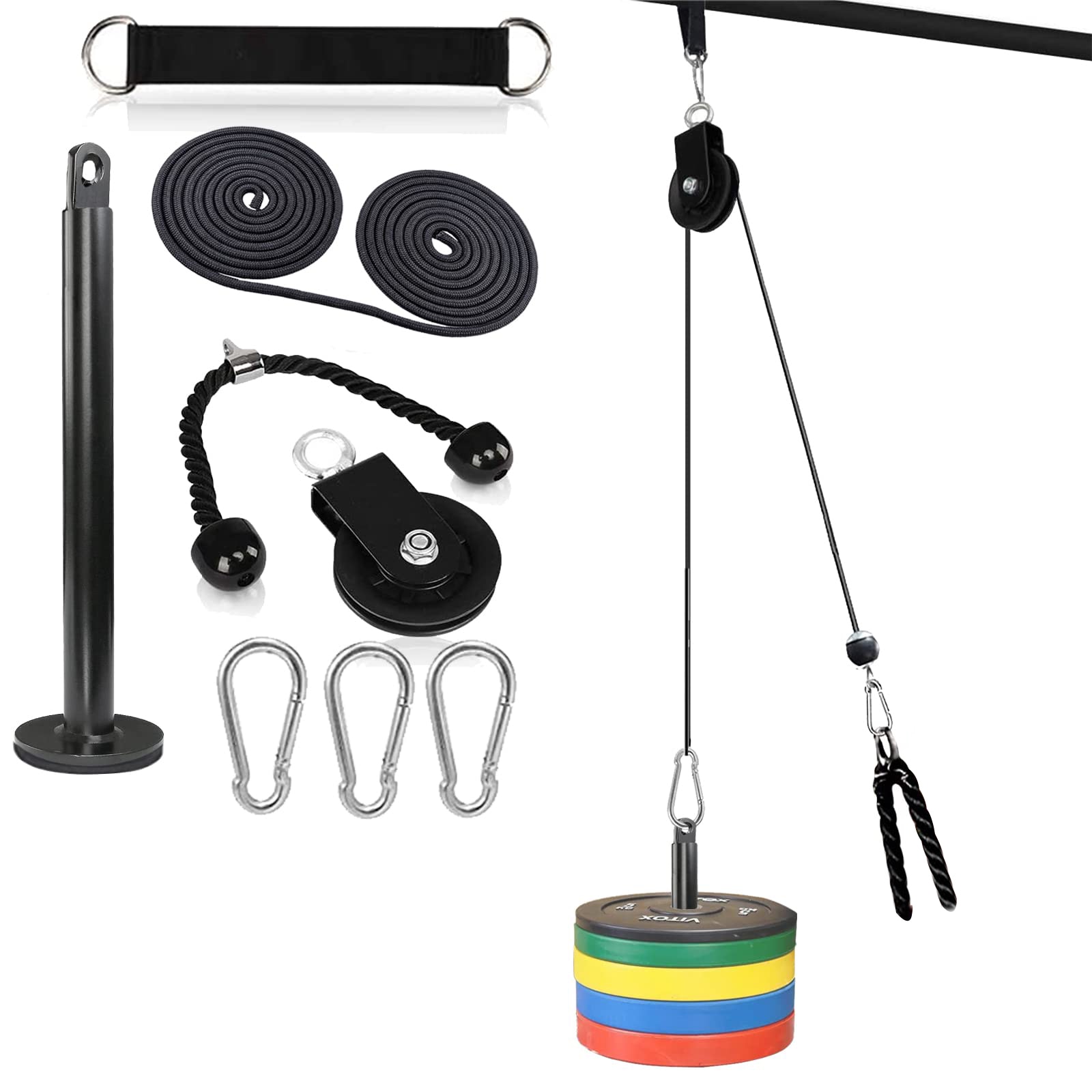 Sistem de scripete cu cablu de greutate Gym Professional Home Gym ...