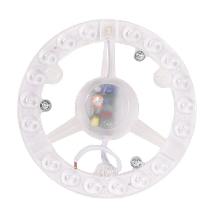 Kit modul LED circular, 10W, 1000lm + driver 15.3 cm, lumina rece 6500K ...