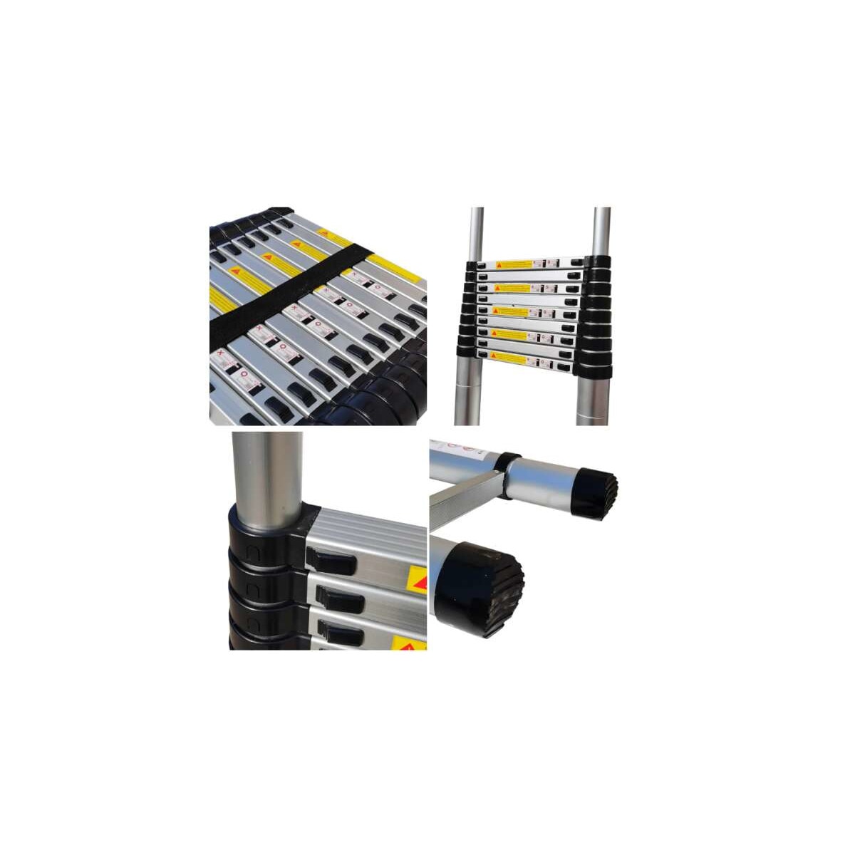 Scara telescopica, Aluminiu, Universala, 3.8 metri, Max 150 kg ...