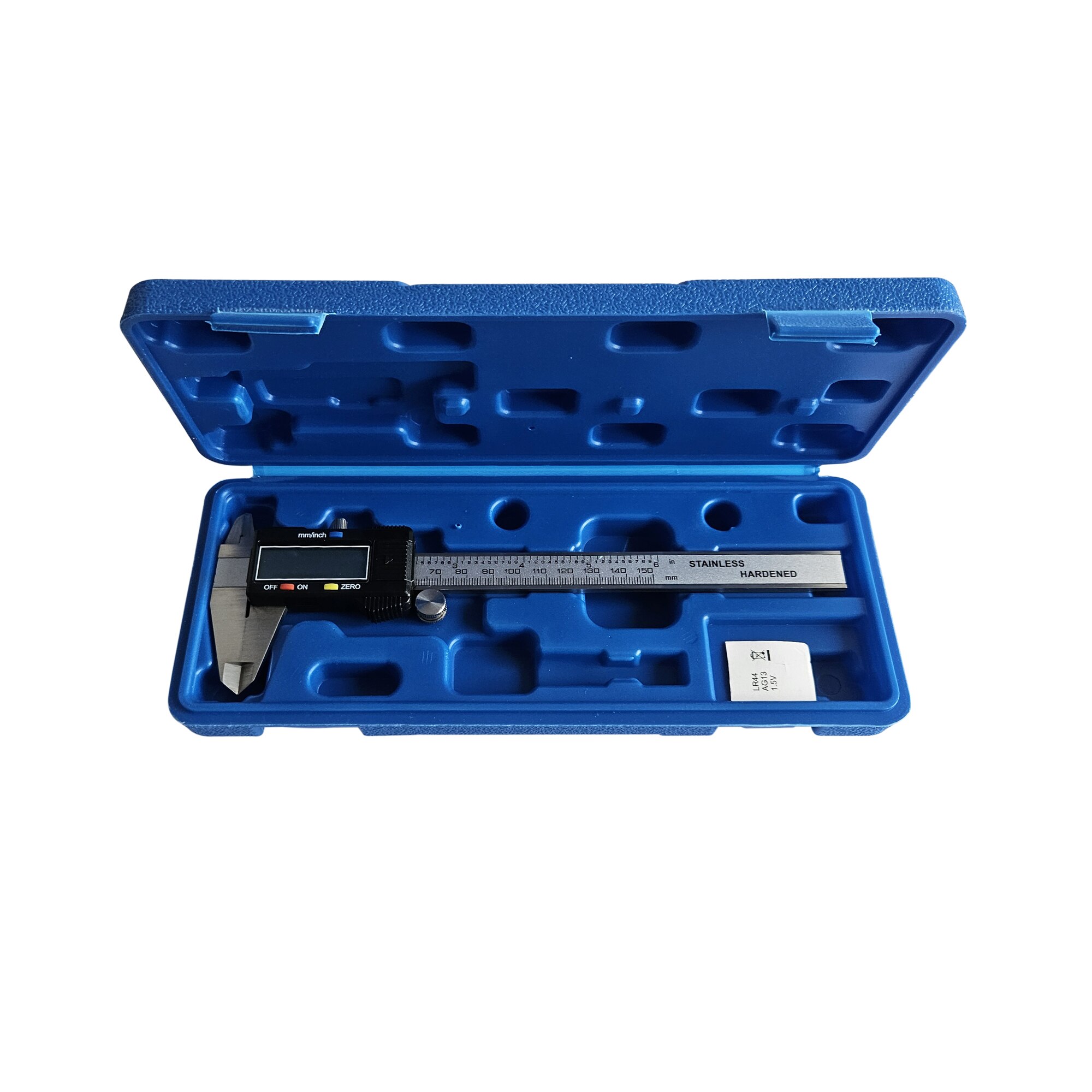 Subler digital, 0-150mm, Functii ON/OFF, Otel inoxidabil, Negru - eMAG.ro