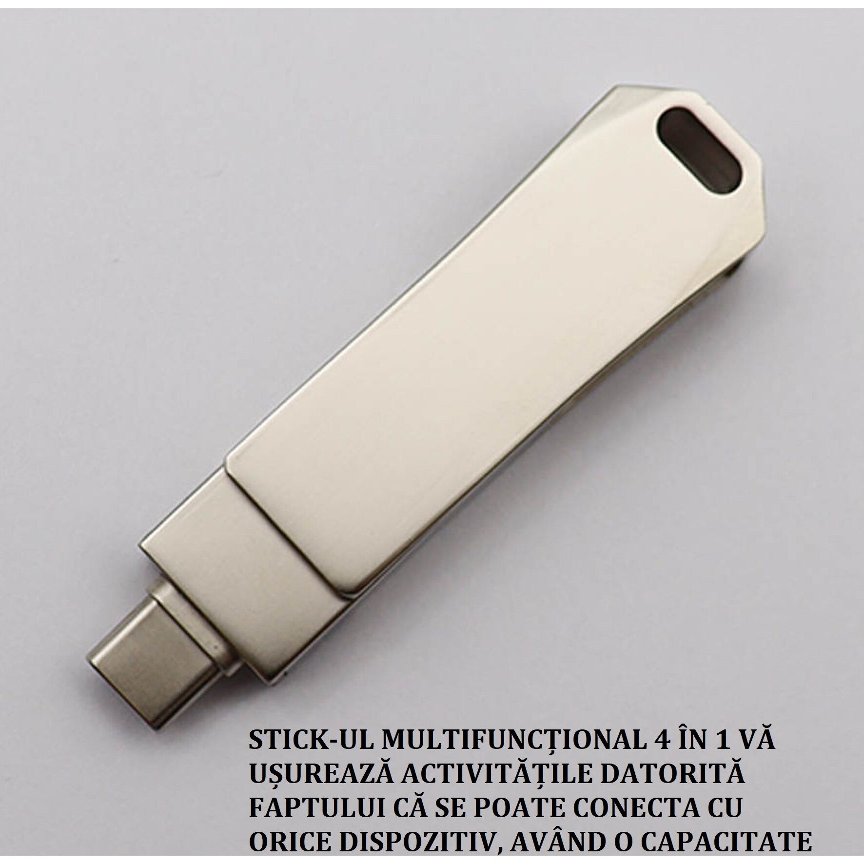 Stick de memorie ALPHIMO, Flash Drive 4 in 1, pentru telefon, tableta ...