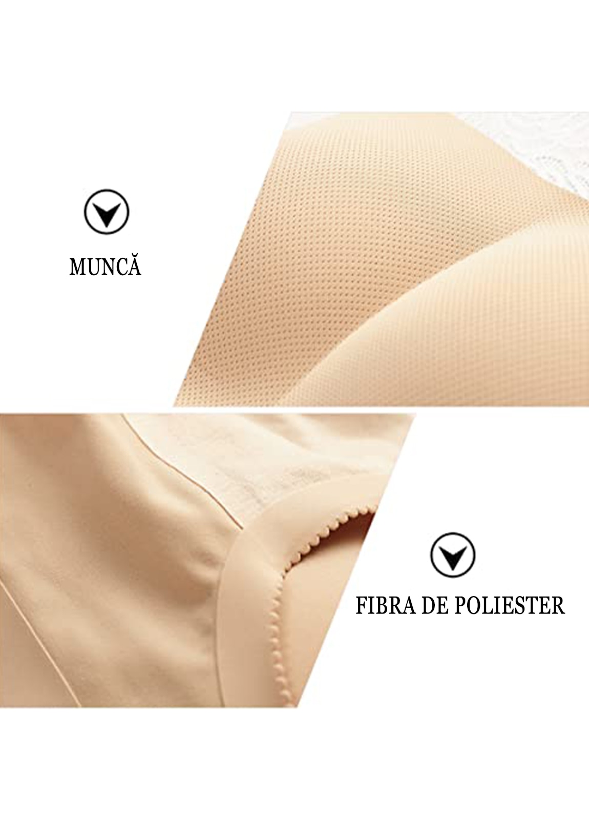 Chiloti Body modelatori cu push up, pernute pentru solduri, poliester ...