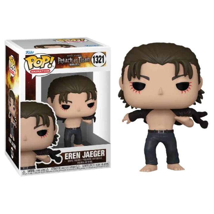 Figurina Funko Pop, Attack On Titan, Eren Jaeger (1321) - eMAG.ro