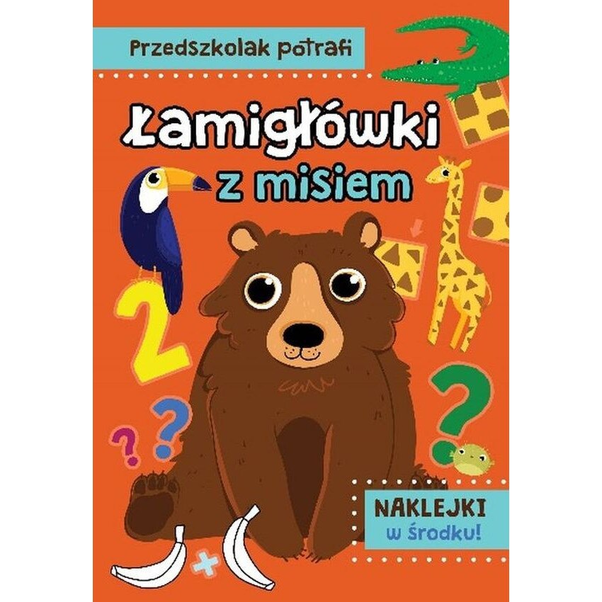 Carte cu puzzle-uri prescolari, AWM, Model ursuleti, Multicolor - eMAG.ro
