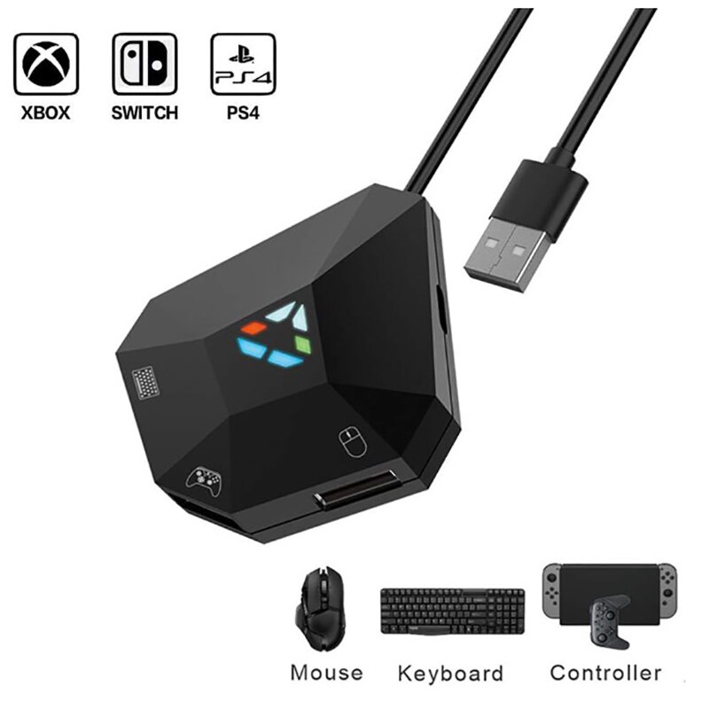 Convertor tastatura mouse, BOMSTOM, micro-USB, pentru seria de consola ...
