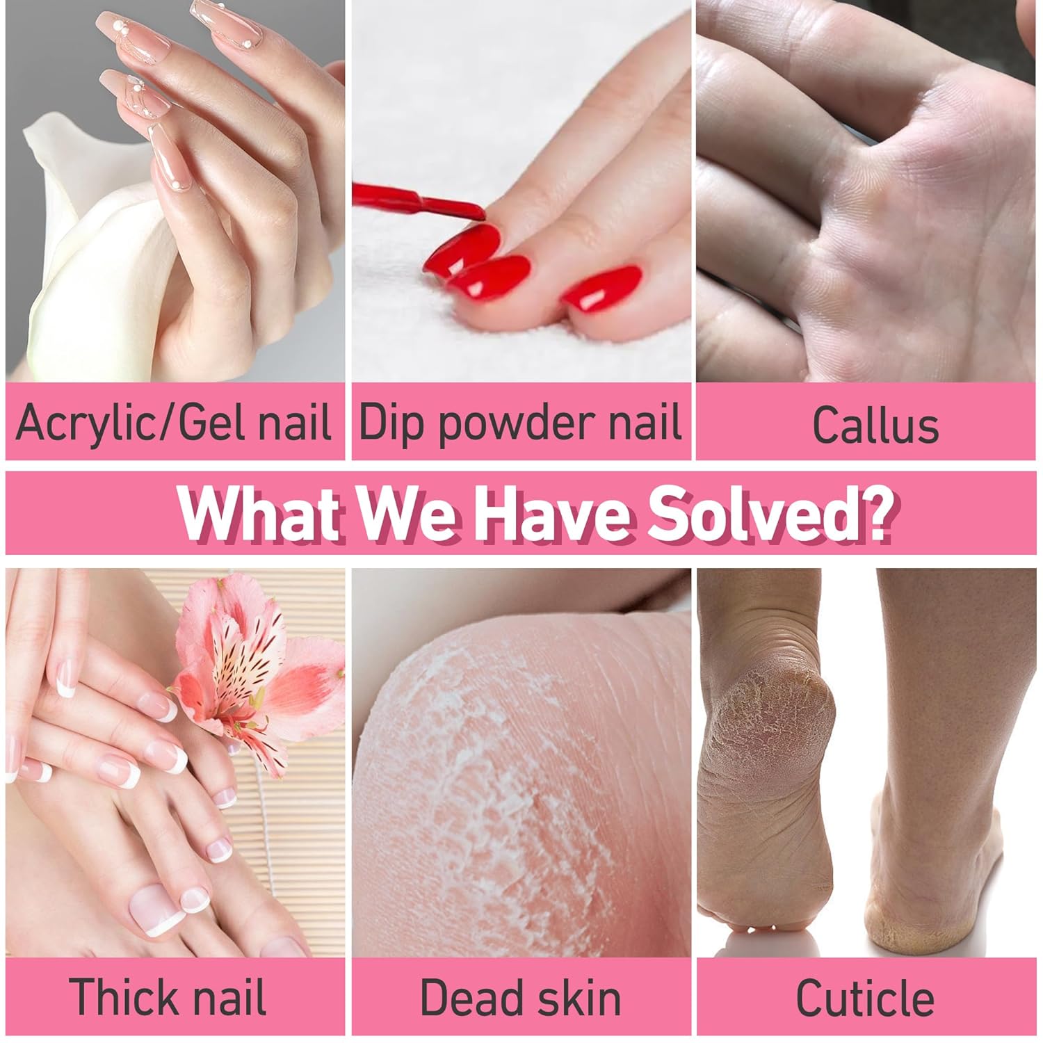 Професионална пила за нокти, Excitat®, безжична електрическа пила за ...