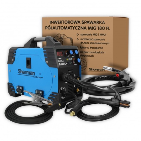 Телоподаващ комбиниран инверторен апарат 2 в 1, Sherman, 180FL - eMAG.bg