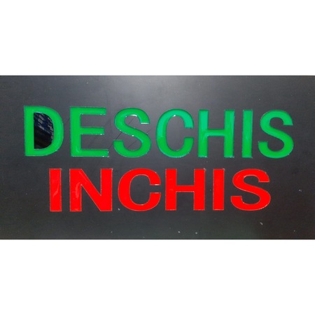 Reclama luminoasa LEDSTAR, Deschis / Inchis, de exterior / interior, 44 ...