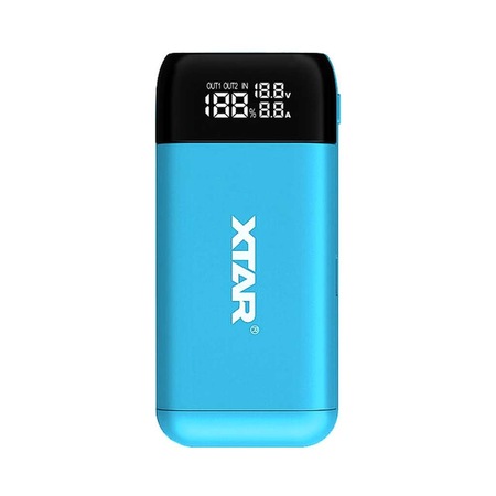 Incarcator Xtar PB2SL pentru 2 acumulatori Li-Ion, cu functia de ...