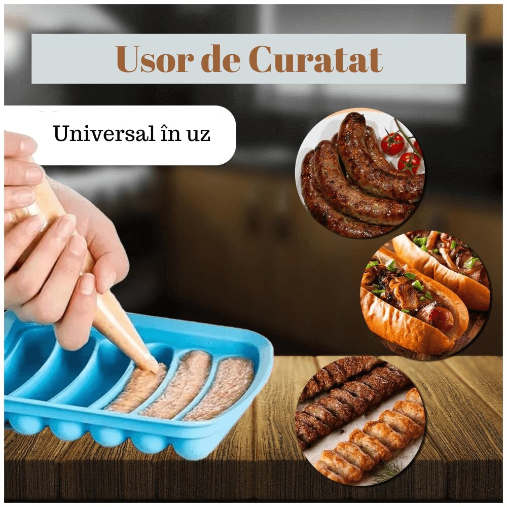 Forma din silicon pentru carnati Salestore.ro® Forma durabila pentru ...