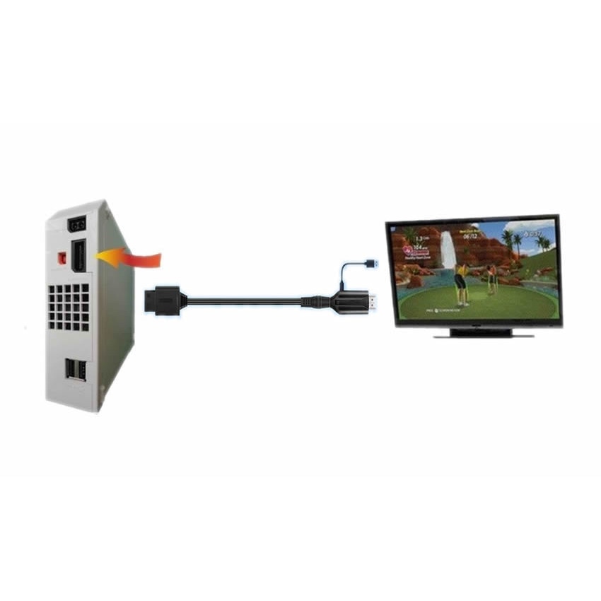 Cablu compatibil Wii la HDMI, Active, 1M, Full HD, convertor analog la ...