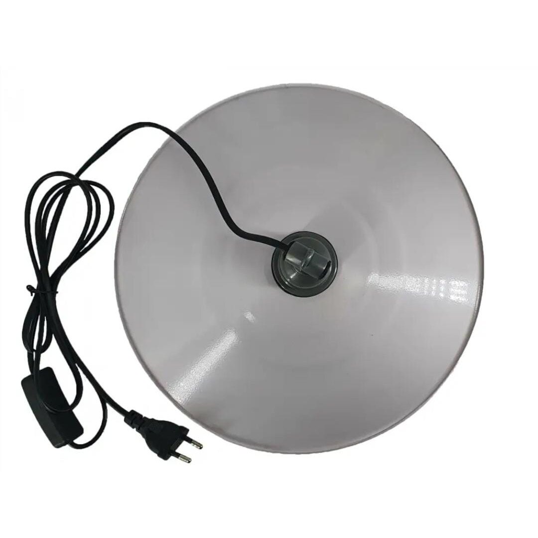 Lampa model S120 pentru bec ceramic/infrarosu alba - eMAG.ro