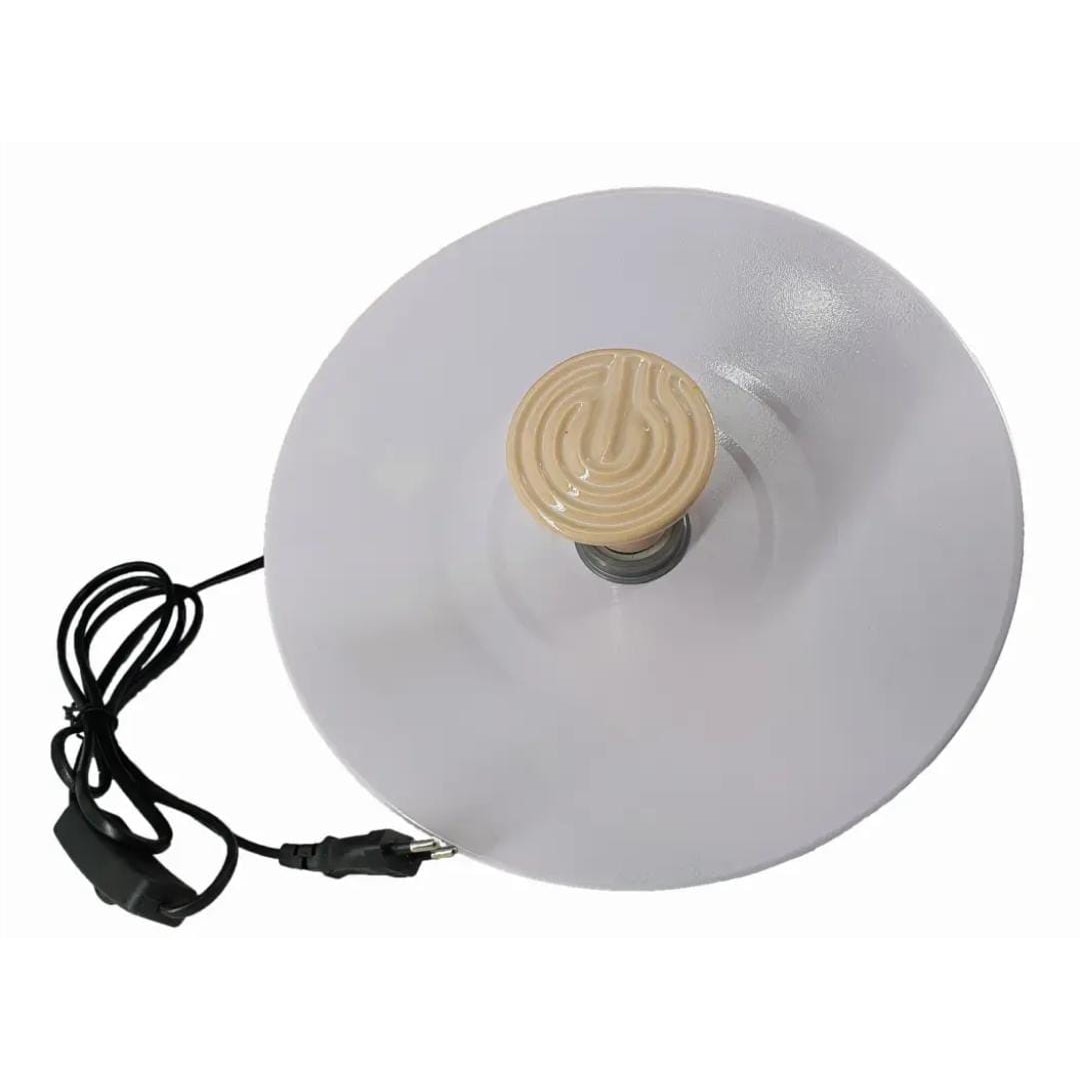 Lampa model S120 pentru bec ceramic/infrarosu alba - eMAG.ro