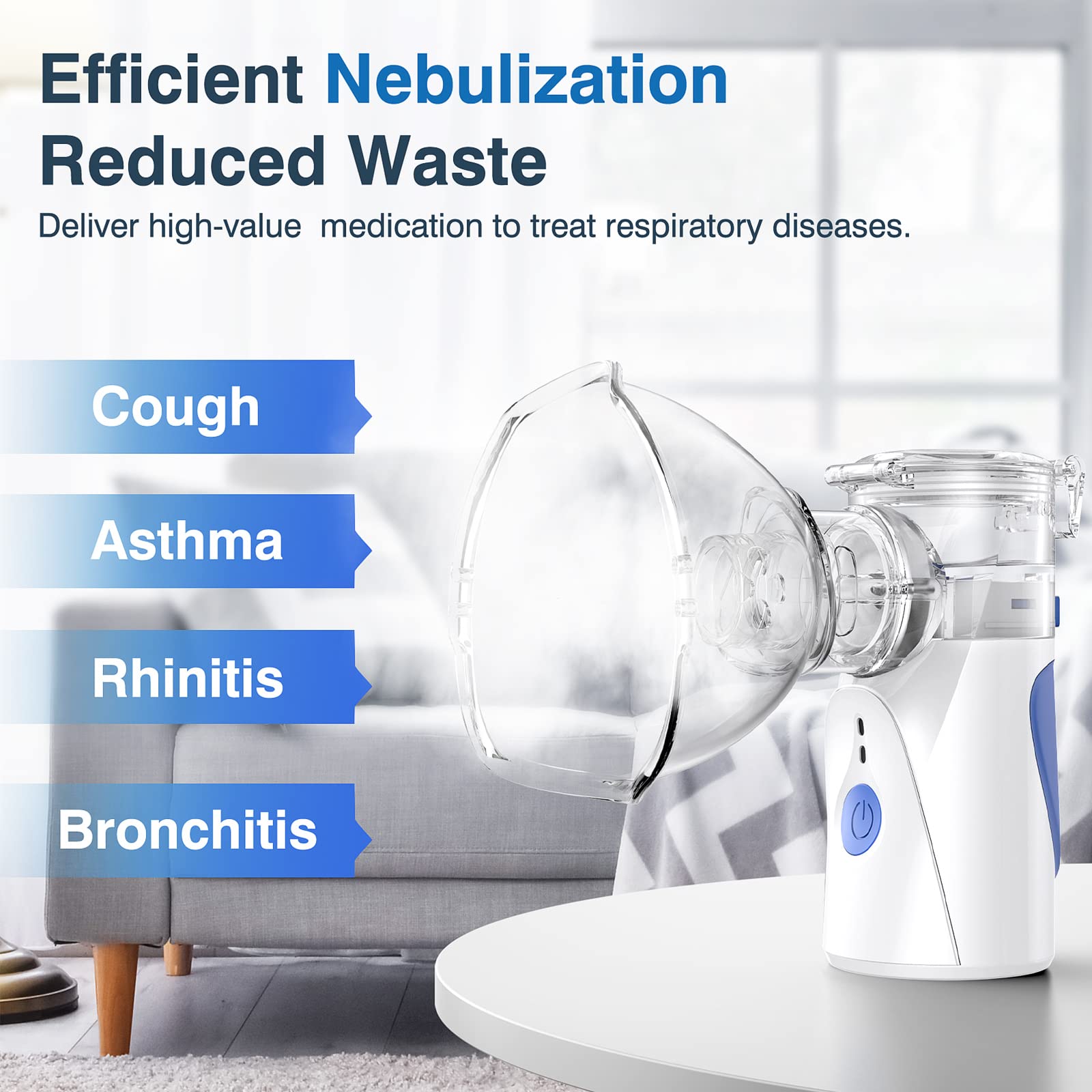 Aparat Aerosoli, Nebulizator portabil ultrasonic, Validat Clinic ...