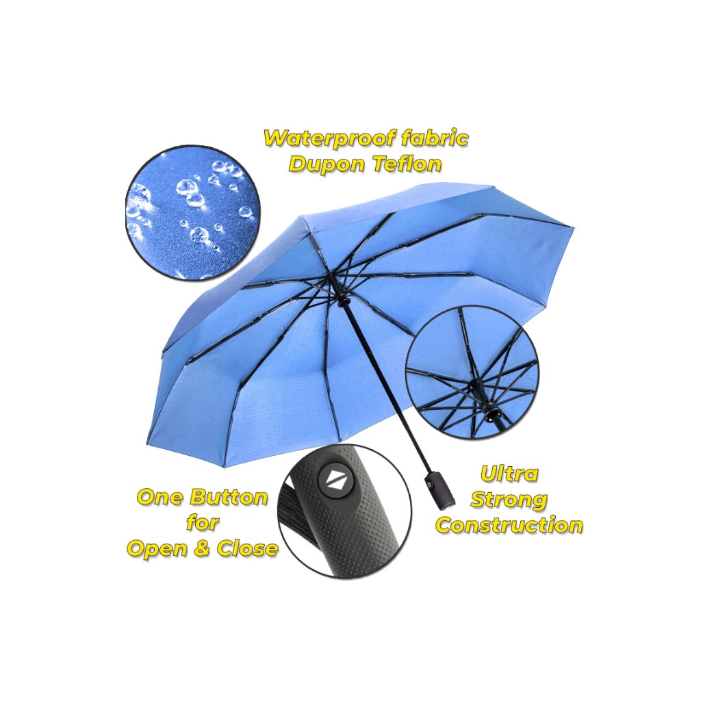 Umbrela, AT PERFORMANCE, compacta, Fibra de sticla/Panza, Rezistenta la ...