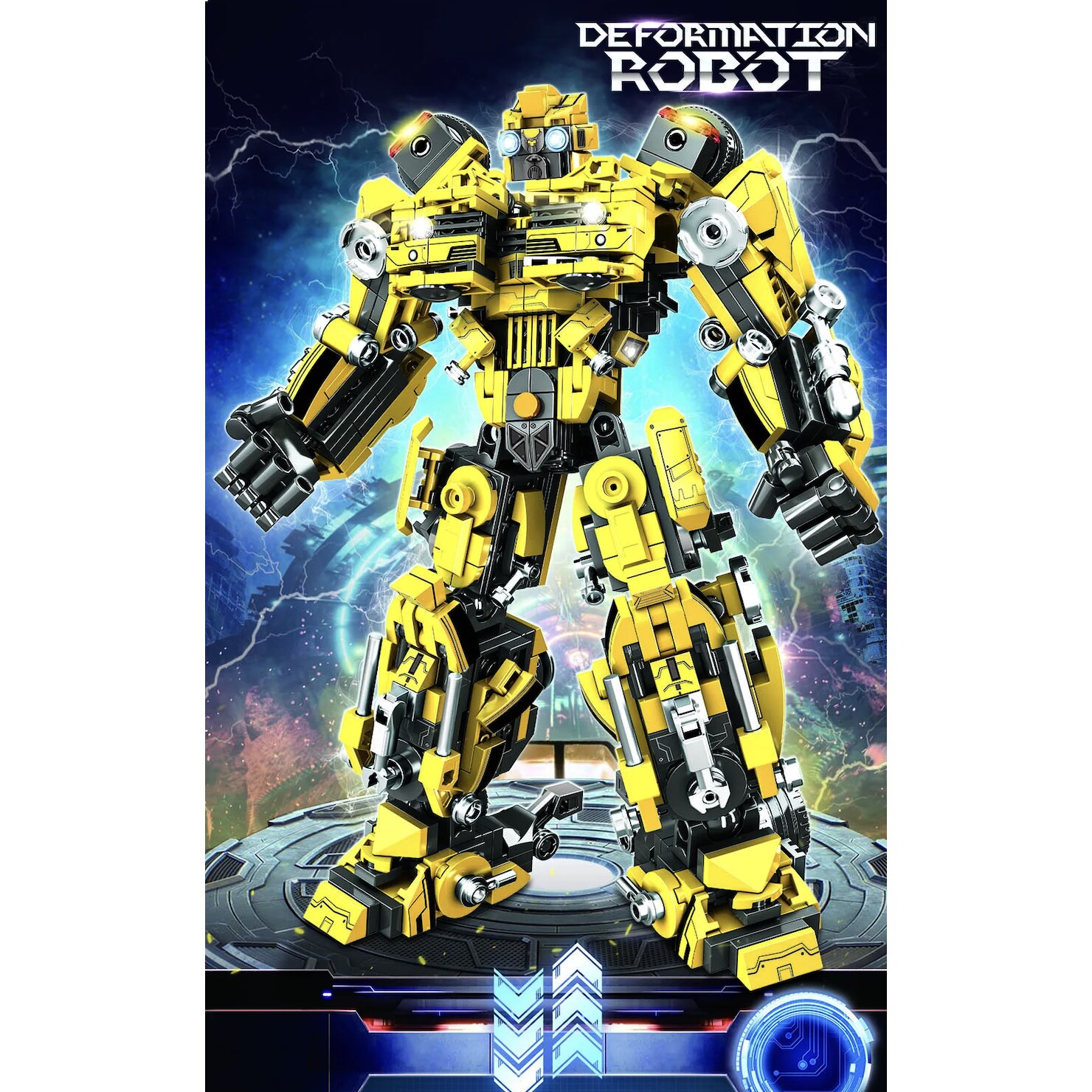 Set de constructie LW, Transformers 2 in 1 - Bumblebee, 792 piese, 6 ...