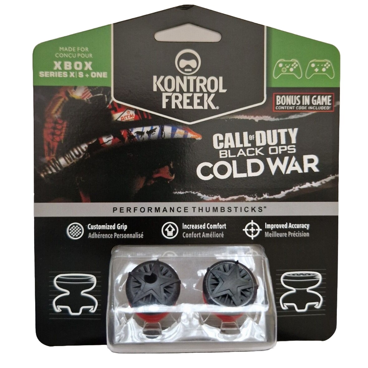 Set 2 Bucati Thumbgrip din Silicon Performance KontrolFreek CoD Black ...