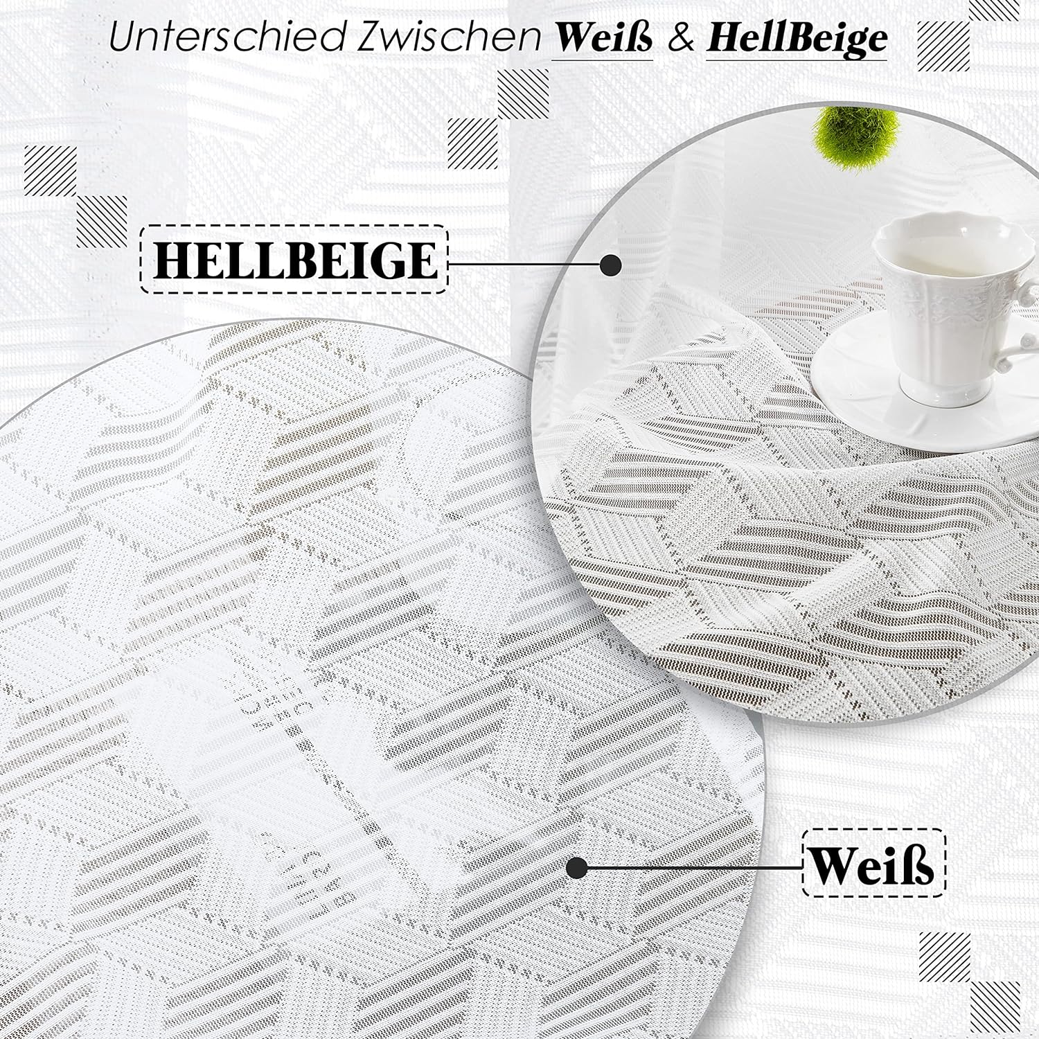 Perdele albe cu model, set de 2 buc 132 x 245cm - eMAG.ro