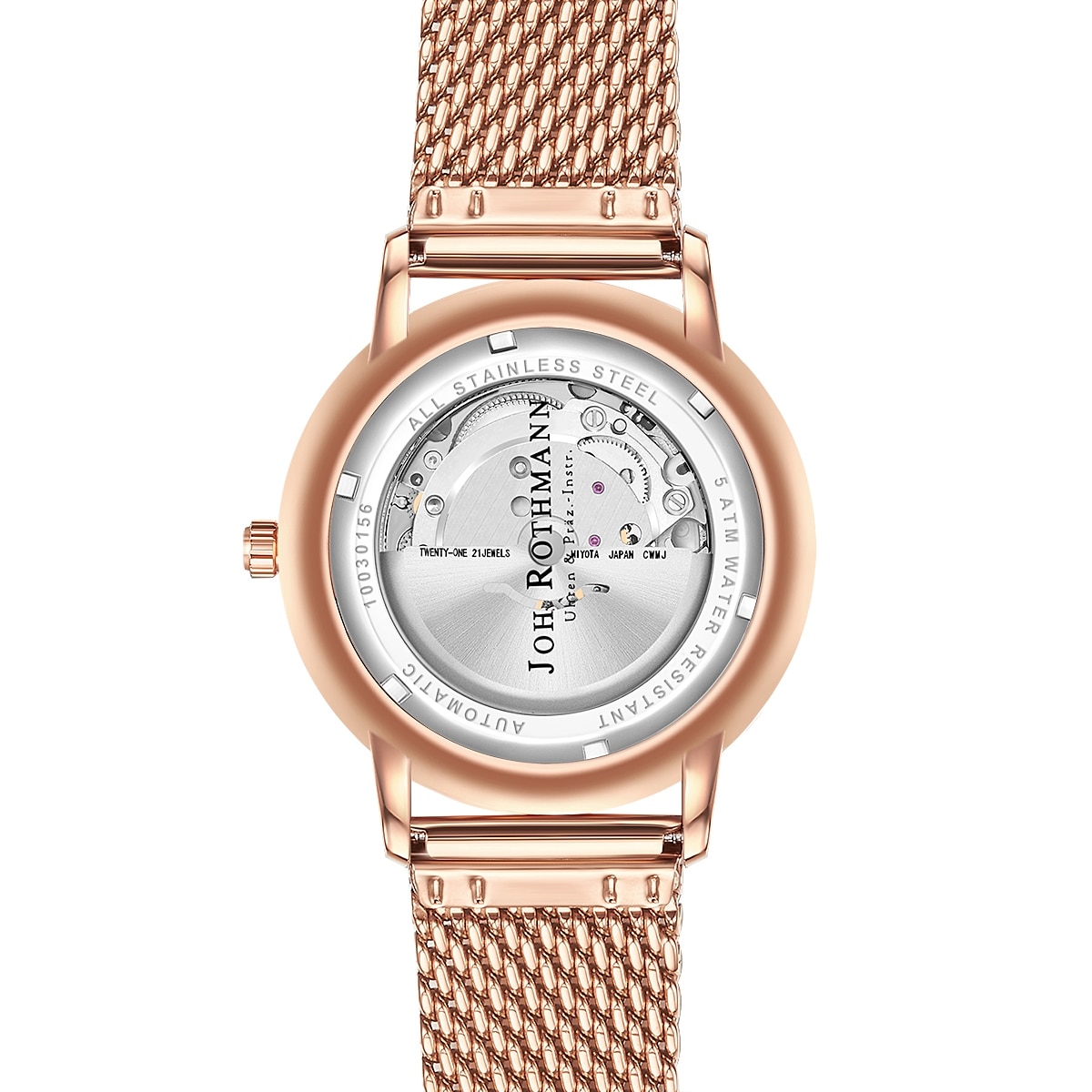 Joh. Rothmann, Ceas automatic, Auriu rose - eMAG.ro