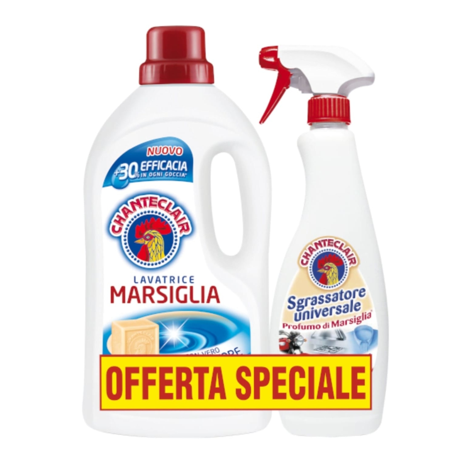 Pachet Detergent Chanteclair Marsilia 30 spalari 1350 +Degresant ...