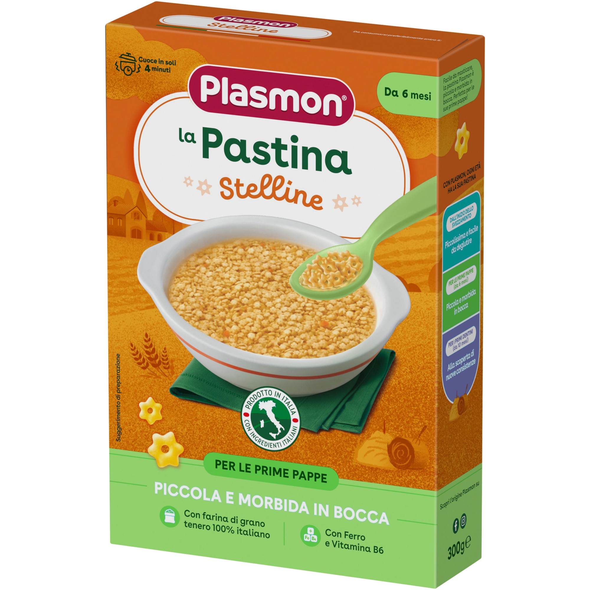 Paste Plasmon Stelute, 300 g, de la 6 luni - eMAG.ro