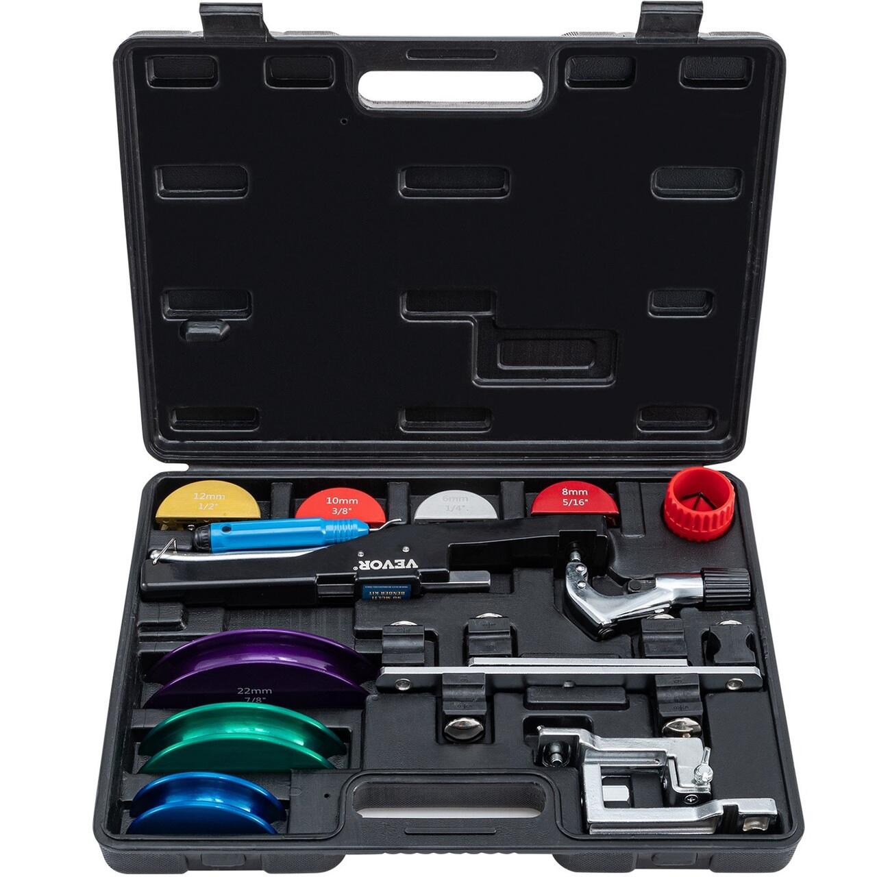 Dispozitiv de indoit tevi din cupru si aluminiu Vevor cu 7 matrite 1/4 ...